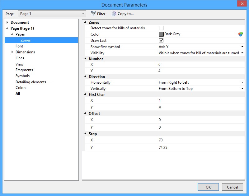 System Fundamentals. Customization > Document Parameters > “Zones” Tab
